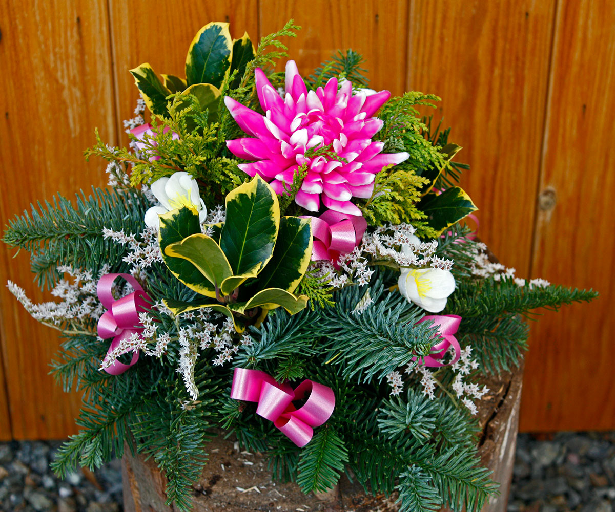 Fresh Christmas Posies - Lyonshall Nurseries and Garden Centre ...